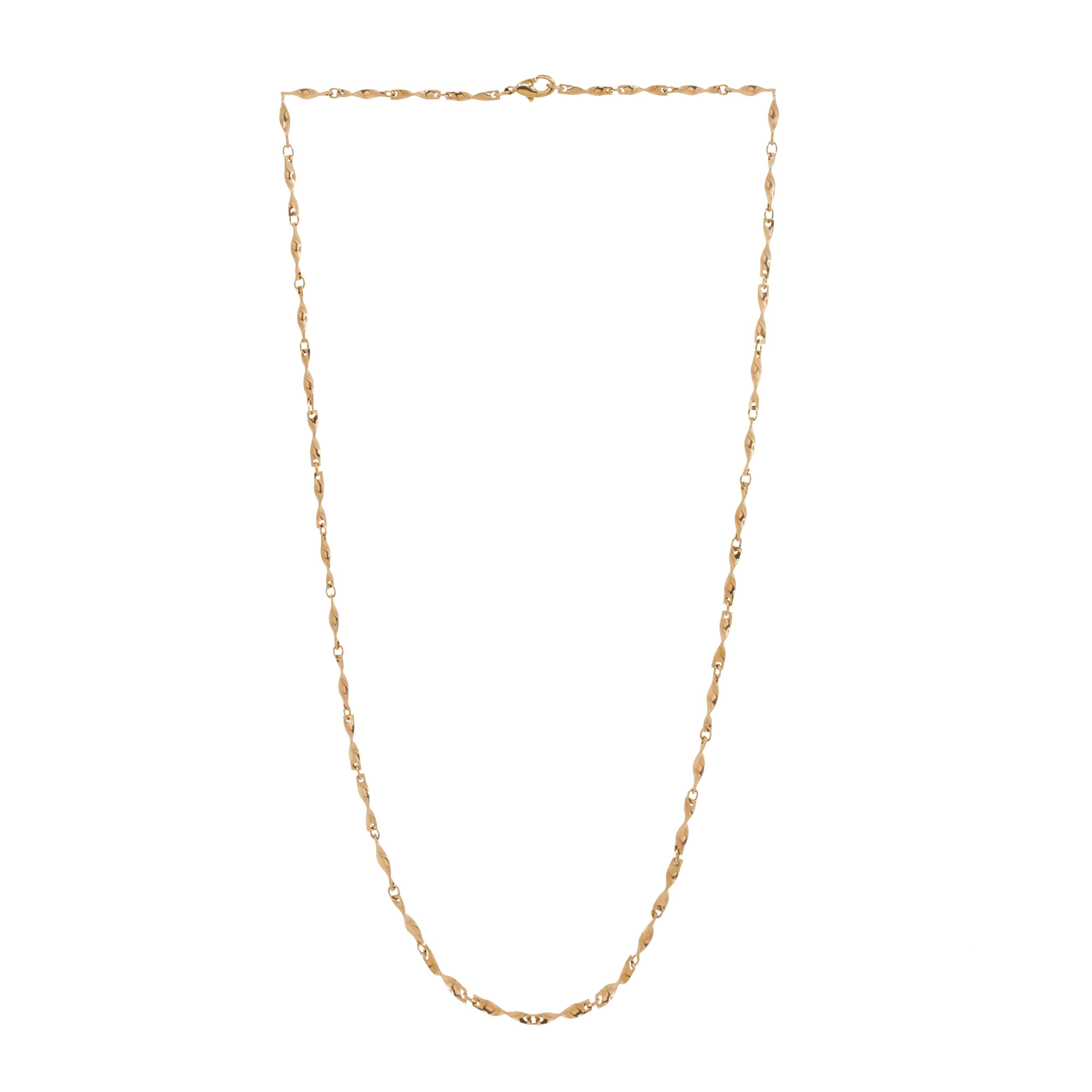 Twisted Bar Chain - Long – Necklet™